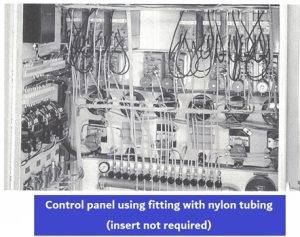 Insert Tube fittings for soft plastic tubing installation method