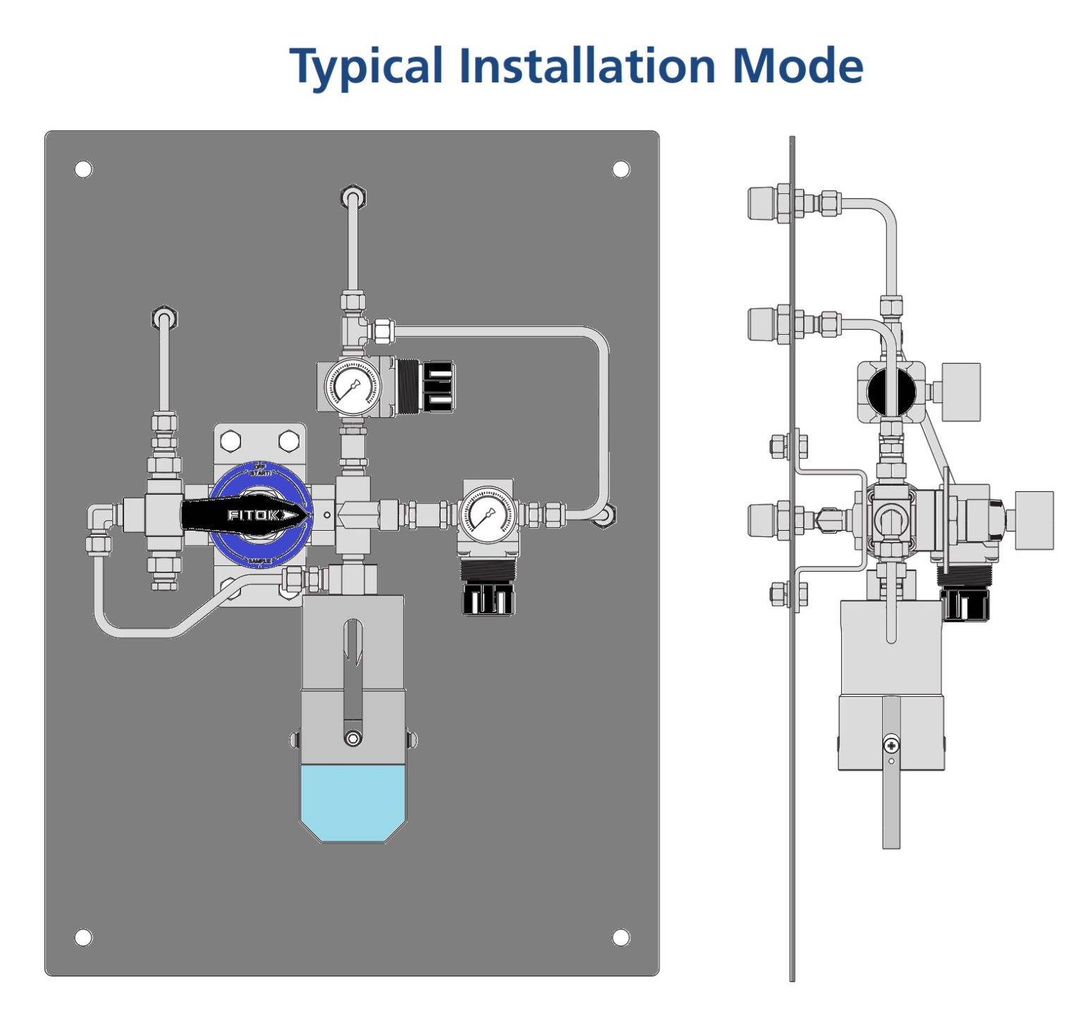 Process Sampling with vacuum condition BLE Series